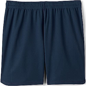 Lands' End Uniform Girls Mesh Short Classic Navy Womens Regular Medium