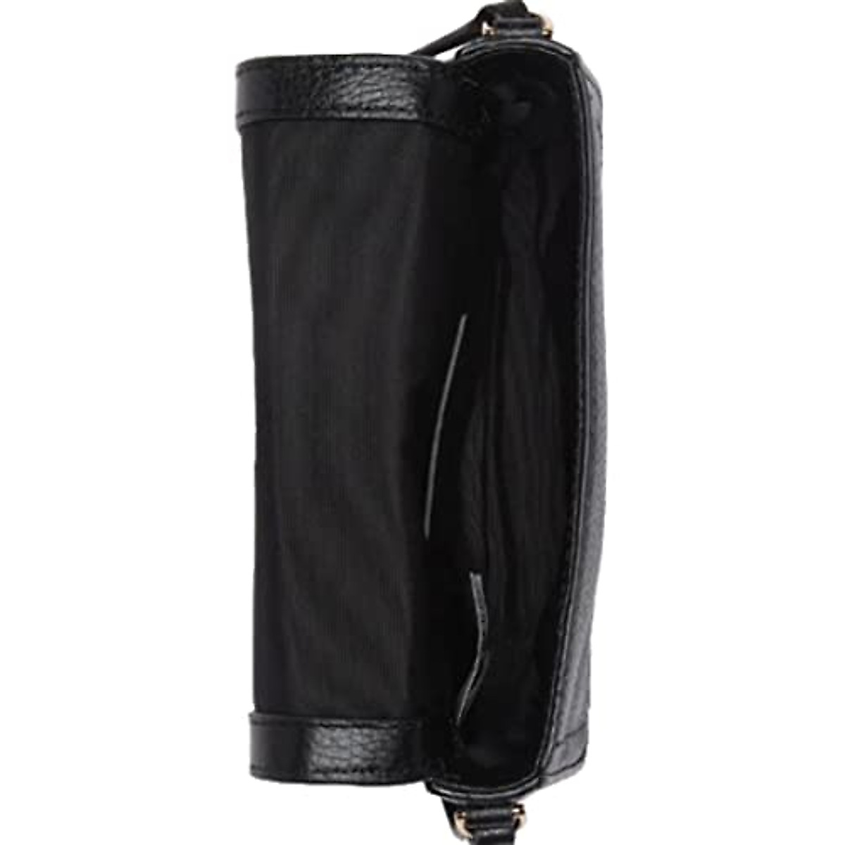 Marc Jacobs H107L01FA21 Groove Black With Gold Hardware Pebbled Leather Women's Mini Shoulder Bag