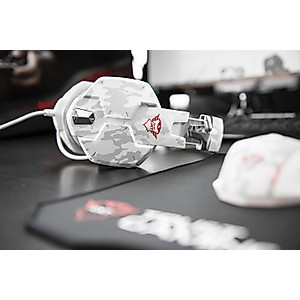 Trust Gaming GXT 322W Dynamic Gaming Headset for PC, Playstation 4 & Xbox One (Controller with 3.5mm Jack) White Camouflage