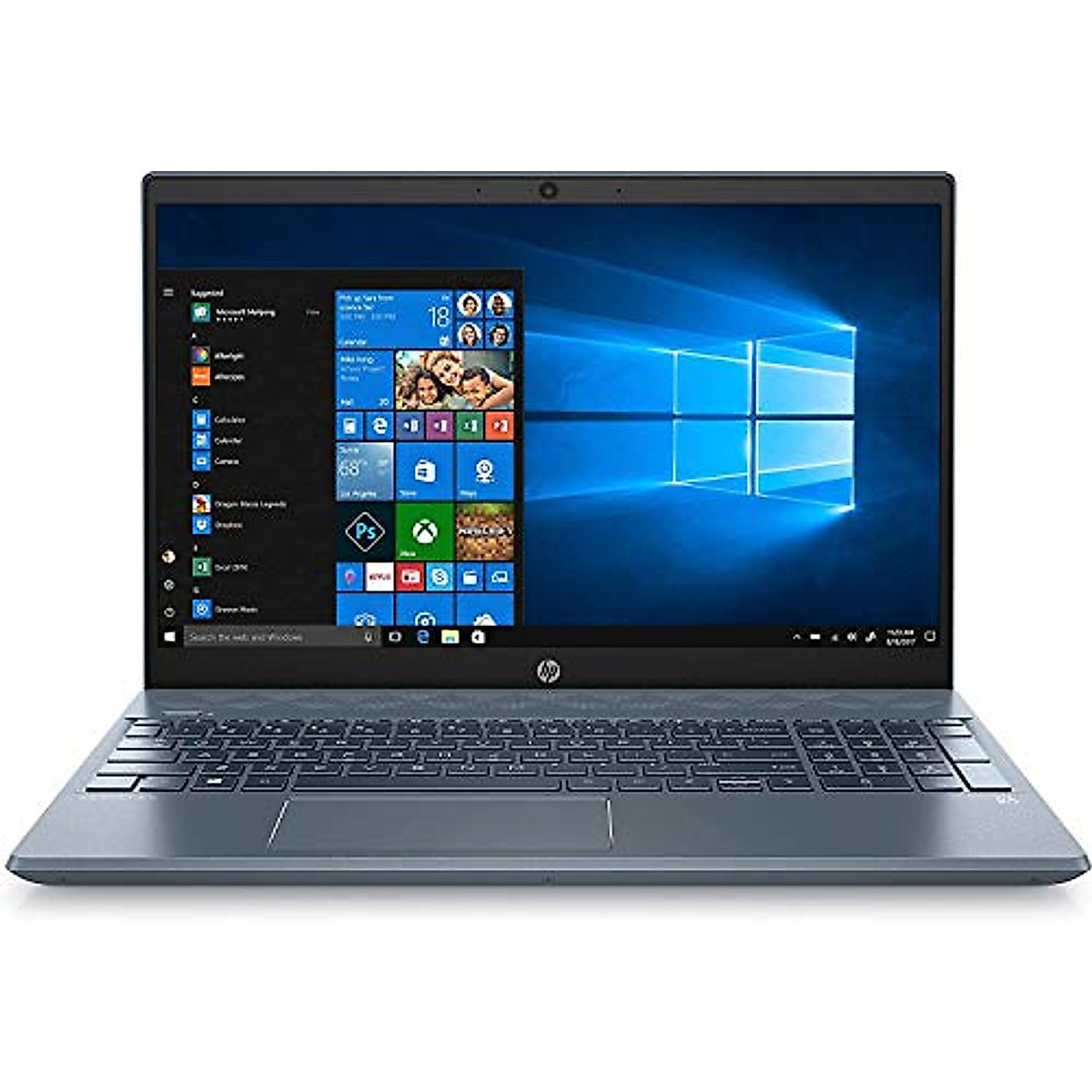 HP 15-cw1063wm Pavilion 15.6" FHD Ryzen 5 3500U 2.1GHz 8GB RAM 1TB HDD 128GB SSD Win 10 Horizon Blue (Renewed)
