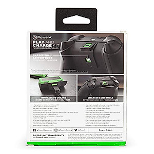 PowerA Play & Charge Kit for Xbox, Wireless Controller Charging, Charge, Rechargeable Battery, Xbox Series X|S, Xbox One - Xbox Series X