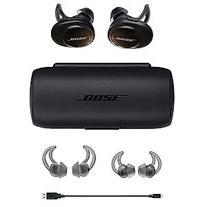 Bose SoundSport Free Wireless Sport Headphones - 774373-0010 Black (Renewed)