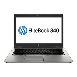 HP EliteBook 840 G2 Notebook PC - Intel Core i5-5200U 2.1GHz 8GB 180GB SSD Webcam Windows 10 Professional (Renewed)