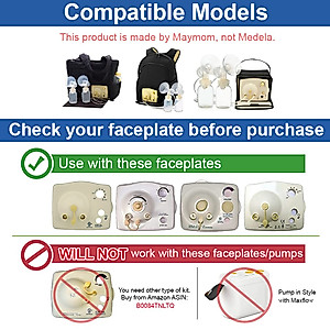 Replacement Tubing (1 Retail Pack of 2 Tubes) Compatible with Medela Pump in Style and New Pump in Style Advanced Breast Pump - 100% BPA Free (One Pack)