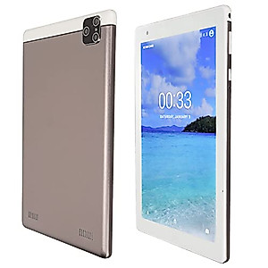 Honio Office Tablet, 8.1 Inch 5G WiFi Dual Camera Travel Pink Tablet (US Plug)