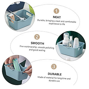 FRCOLOR Plastic Storage Basket 6pcs Box Storage Box Desktop Finishing Tray Pp Mini Plastic Storage Baskets