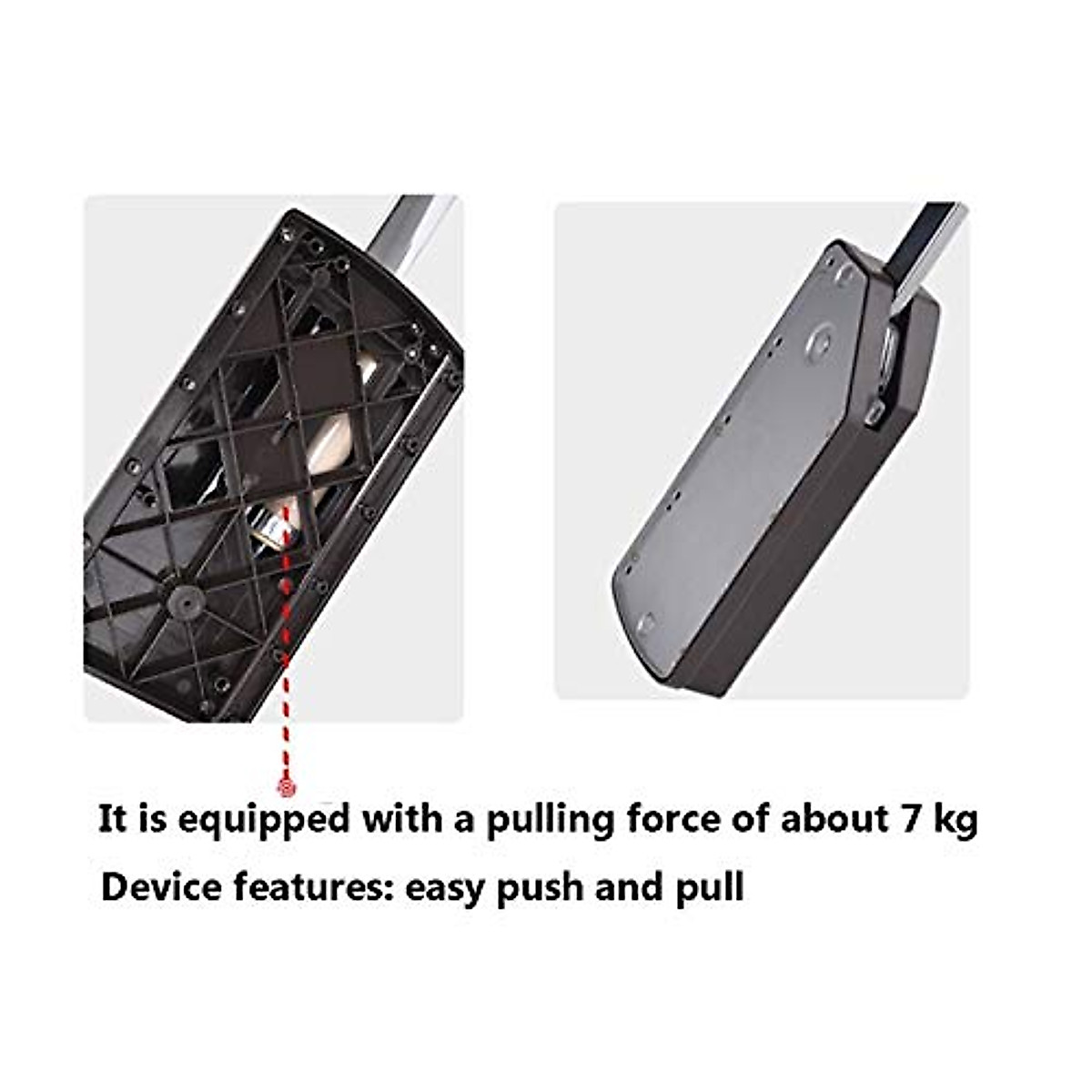 Large Wardrobe/Closet Lifter, Adjustable Width Double Damping Drop-Down Hanger, Saving Space, Suitable for Wardrobe Width 1100-1600MM, Bearing 30KG (Size : 1150-1500mm)