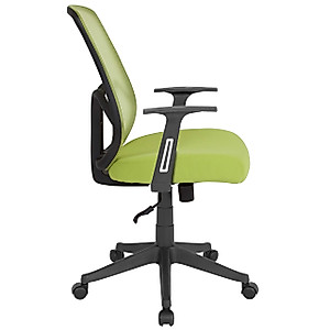Flash Furniture Salerno Series High Back Green Mesh Office Chair with Arms