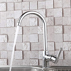 Kitchen Faucet Aerator,22mm /0.87 Inch Female Threaded Brass Housing Aerator with Plumber's Tape, Polished Chrome, 4 Pack