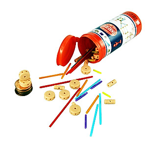 Worlds Smallest World's Smallest Tinker Toys, Multicolor, Model:543