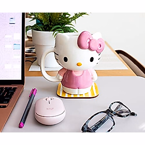 Sanrio Hello Kitty 3D Sculpted Ceramic Mug | Holds 20 Ounces