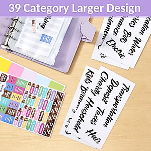 Sooez Budget Binder with Zipper Envelopes & Expense Budget Sheets, Money Organizer for Cash, Cash Envelopes for Budgeting, Savings Binder, Budget Binder with Cash Envelopes,Cash Wallet Envelope System