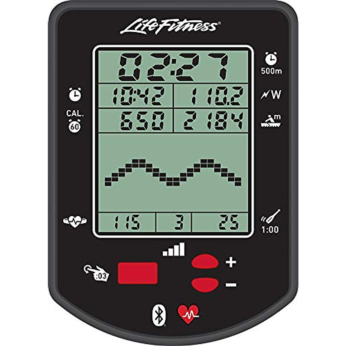 Life Fitness Row HX Trainer for Indoor Rowing Workout