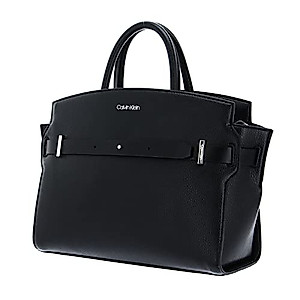 Calvin Klein Code Tote Medium Handbag One Size Ck Black