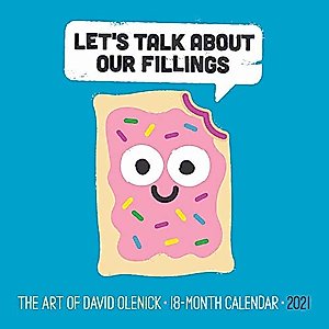 The Art of David Olenick 2021 Mini Wall Calendar