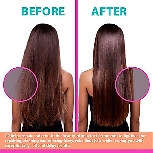 NAPURA C9 Deep Conditioning Hair Mask for Damaged Dry Hair with Jojoba and Avocado Oil (6.76 fl oz) - Sulfate and Paraben Free Protein Hair Repair Conditioner Treatment