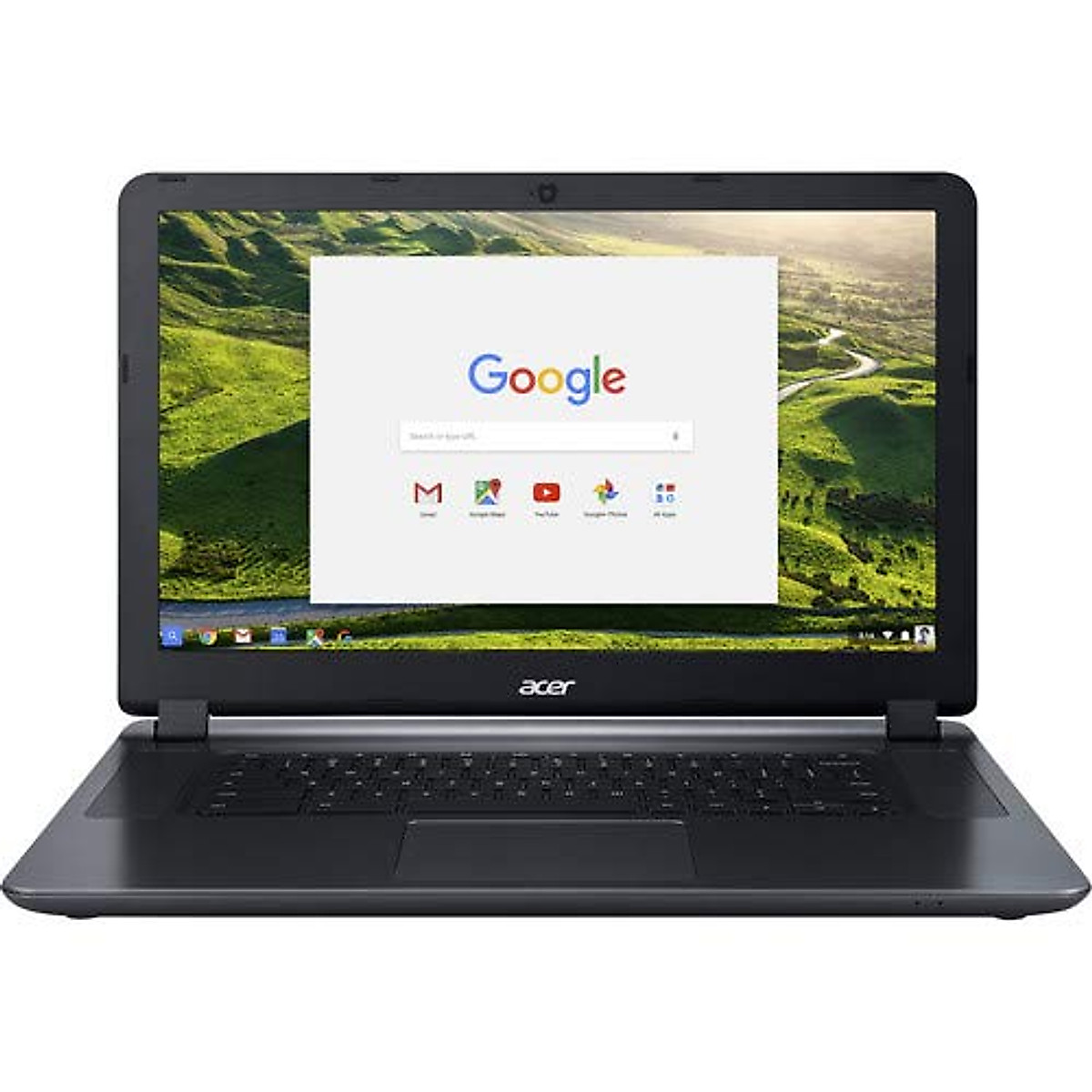 Acer Chromebook 15 (Intel Celeron N3060 1.60 GHz, 4GB Ram, 16GB Flash Drive, 15.6in HD 1366 x 768, Chrome OS) (Renewed)