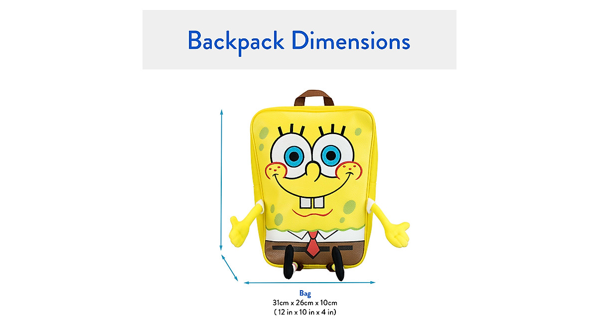 Shop SpongeBob Kids Backpack for Fun School Adventures