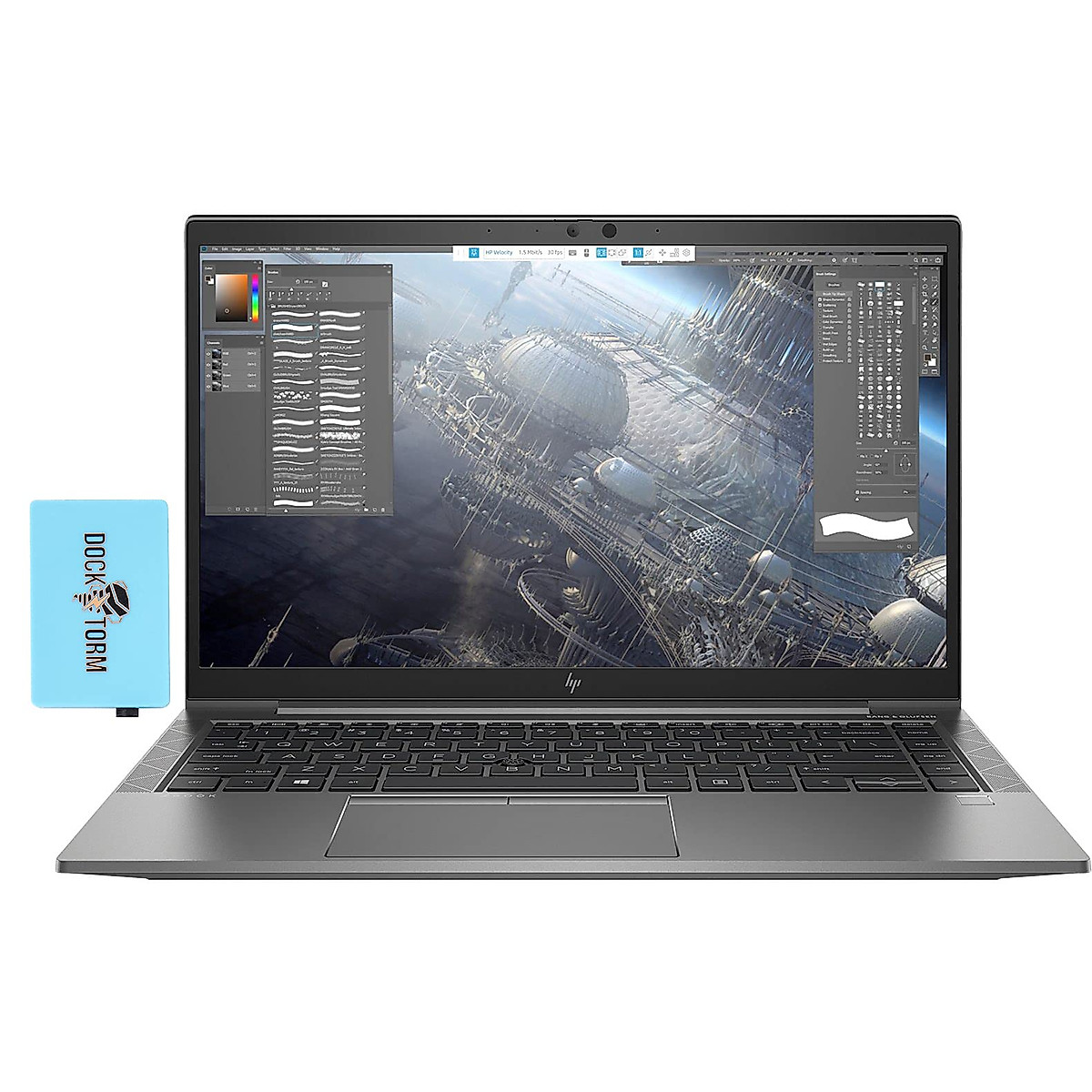 HP ZBook Firefly 14 G7 Workstation Laptop 14" IPS FHD (Intel i5-10210U 4-Core, 16GB RAM, 1TB SSD, Intel UHD, Backlit KYB, WiFi 6, BT 5.1, Fingerprint Reader, WiFi 6, Win10Pro) with USB hub