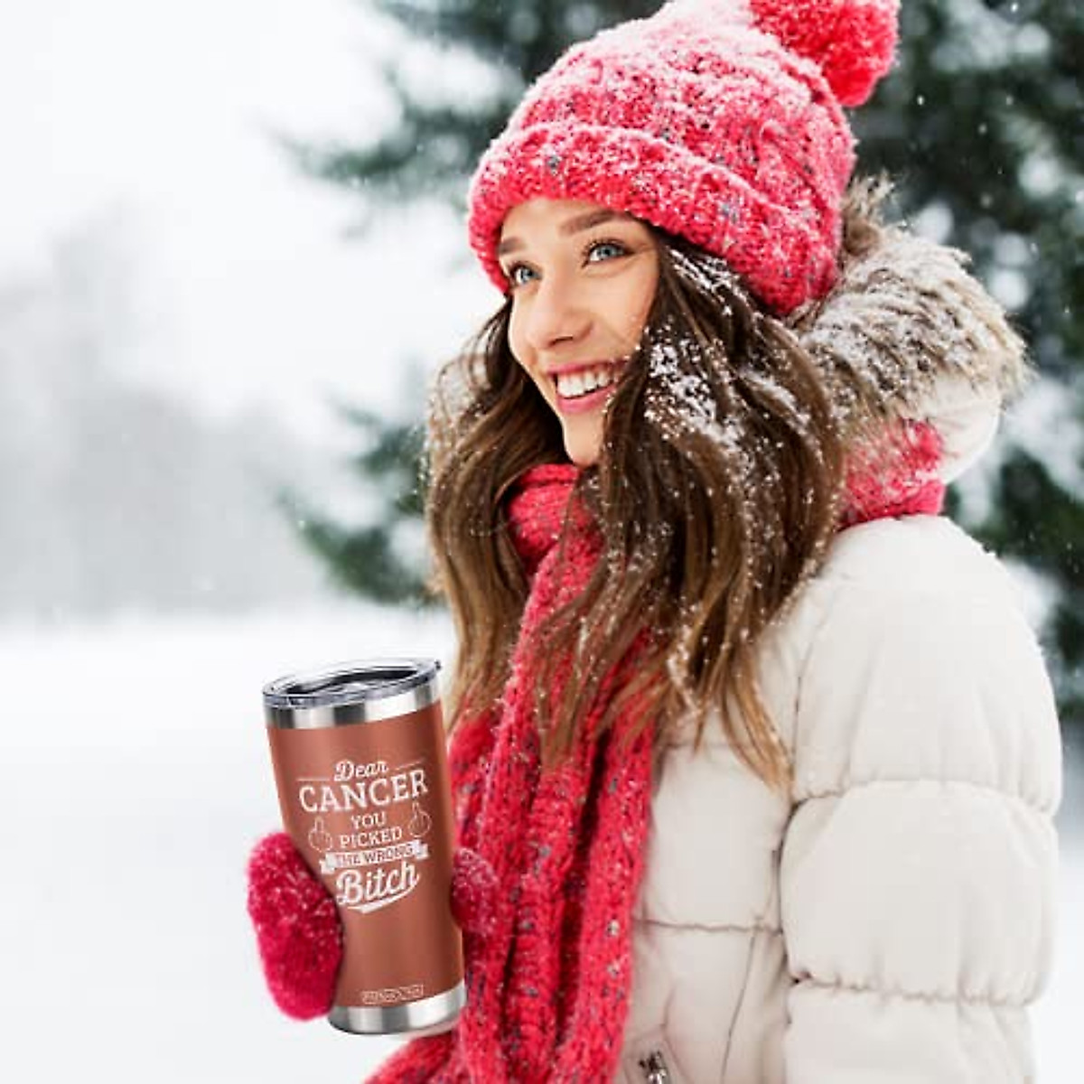 Breast Chemotherapy Hysterectomy Cancer Gifts For Women Survivors Female Patient, Best Chemo Awareness Gifts, Ovarian, Fuck Cancer Suck Gifts