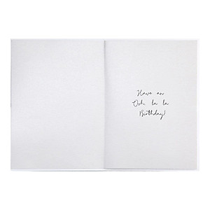 NIQUEA.D, Laser Cut Eiffel Tower Birthday Card