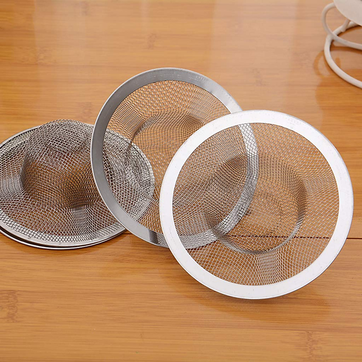 Stainless Steel Kitchen Sink Strainer Hair Catcher Stopper Bathroom Bathtub Show