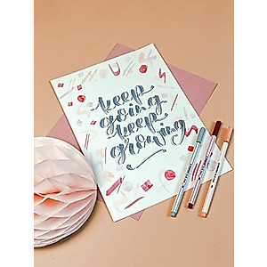 STABILO Premium Fibre-Tip Pen with Brush Tip Pen 68 brush - ARTY - Pack of 24 - Assorted Colours