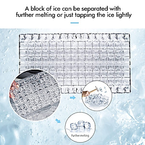 COSTWAY Ice Maker Countertop, 48LBS/24H Automatic Ice Stainless Steel Machine with Self-Cleaning Function, Easy-to-Control LCD Display, Timer Function, See-Through Window with Ice Scoop and Basket