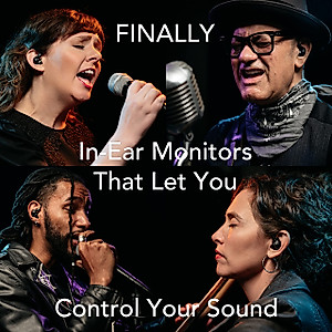 ASI Audio Premium in-Ear Monitoring System - G2 3DME Sound Limiting, EQ, IEM System, App-Controlled Ambience, Perfect for Musicians, Vocalists, Audio Engineers, and DJs