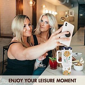 Nuowagify Sister Birthday Gifts, Sisters Gifts from Sisters, Gift for Sister Cup from Brother, Mothers Day Christmas Birthday Present for Sis Bestie Best Friend - 40oz Tumbler