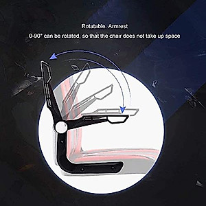 RILOOP Office Chair Chair Ergonomic, Computer Chair Adjustable Seat Height with Back Support and Arms, Desk Chair Comfy, Study Chair for Home, Office and Executive/Black Orange