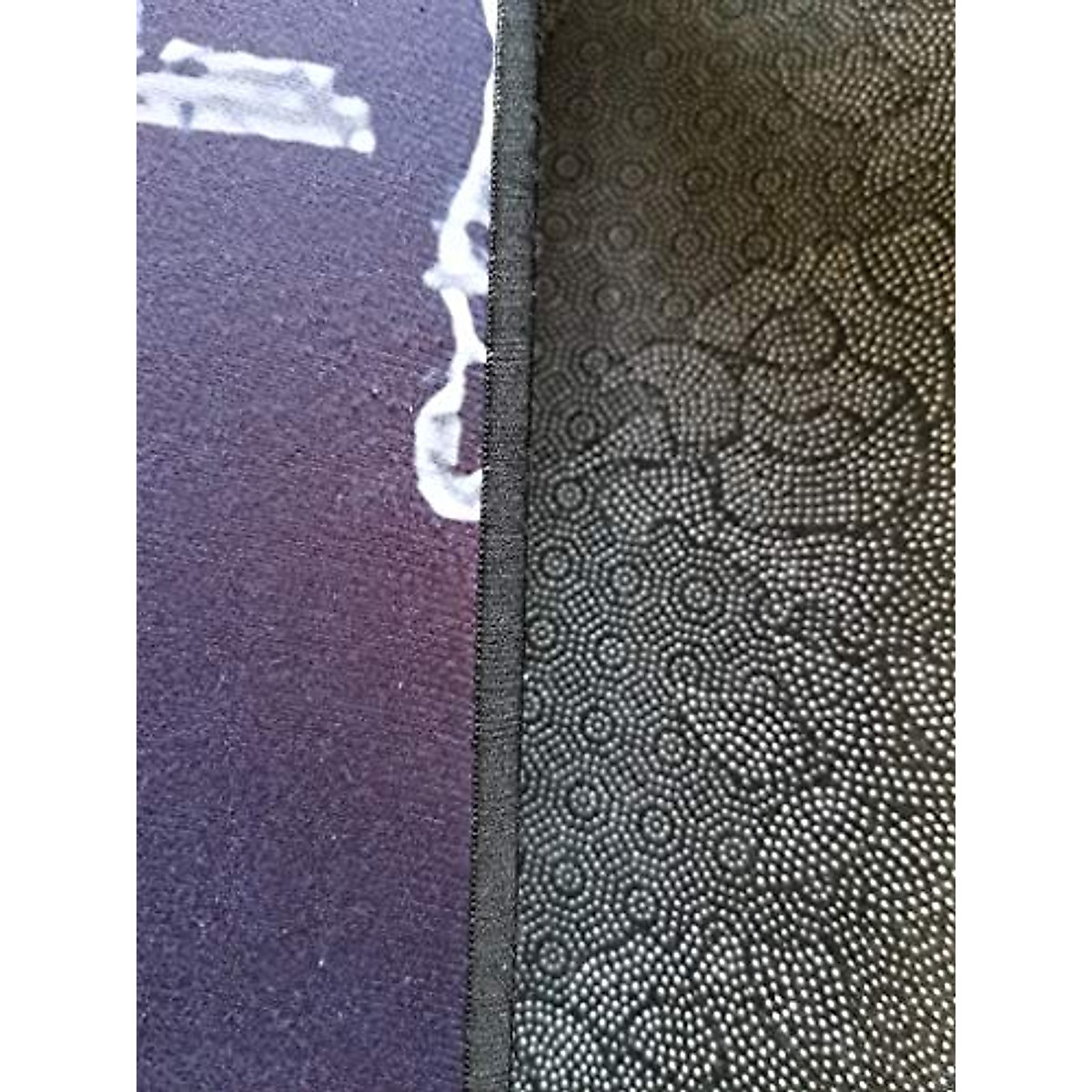 BAISTSAELER Large Area Runner Rug Movie Mat Cute Weather Elements Childish Boho Rainbows and Clouds Doodle Non-Slip Floor Mat Doormats Indoor Outdoor Carpet Mat Nursery Throw Rug Patio Mat,63 x 95 in