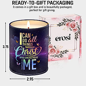 Christmas Gifts for Women - Christian Gifts for Women - Gifts for Women Birthday Unique - Inspirational Gifts for Women - Religious Gifts for Women - Birthday Gifts for Women Lavender Candle 10 Oz