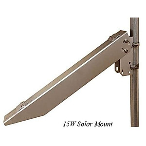 RPDC12-9-15 - RemotePro 2.5W Continuous Remote Power System, 15W Solar Panel w/Mount, 9Ah Battery,12V 20A PWM Solar Controller, Pole/Wall Mount Outdoor DieCast Aluminum Enclosure