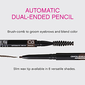 Vivienne Sabo Paris - Automatic Eyebrow Pencil Brow Arcade, Chestnut (Shade 03), Natural Looking Brows, All Day Wear, Cruelty Free