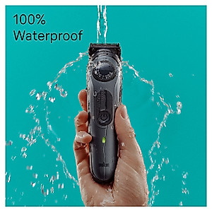 Braun All-in-One Style Kit Series 5 5471, 8-in-1 Trimmer for Men with Beard Trimmer, Body Trimmer for Manscaping, Hair Clippers & More, Ultra-Sharp Blade, 40 Length Settings, Waterproof