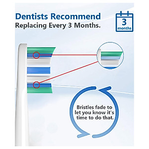 Replacement Toothbrush Heads for Philips Sonicare Replacement Heads, Electric Tooth-Brush Head Compatible with Phillips Sonic Care,for Philips Sonic Care Brush