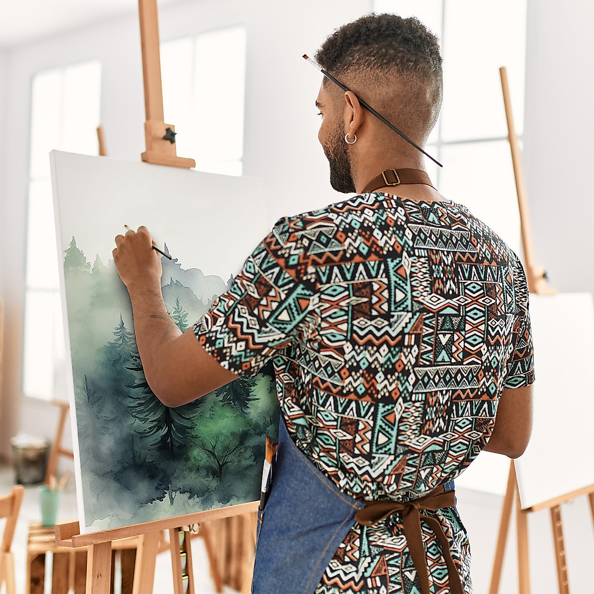 ArtSkills Stretched Canvases for Painting, 11x14 Canvas Painting Supplies for Artists, Blank Canvas Pack, 2-Pack