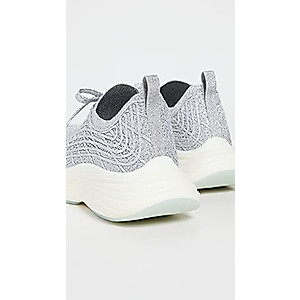 APL: Athletic Propulsion Labs Women's Techloom Zipline Sneakers, Metallic Silver/White, 6 Medium US