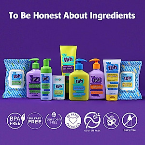 TBH Kids Body Wash - Gentle Exfoliating Body Wash - Sulfate, Paraben Free - 12 oz