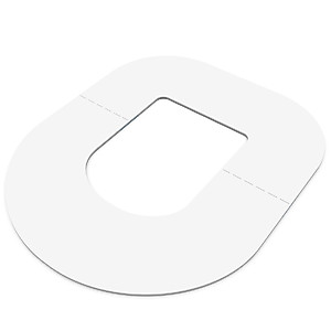 Lexcam Adhesive Patches Pre-Cut for Omnipod 5, Dash – Pack of 25 – Waterproof, Transparent Overpatches for Tubeless, automated Pump, Sensor is NOT Included