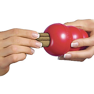 KONG - Classic and Ziggies - Dog Chew Toy with Dog Treats - for Medium Dogs