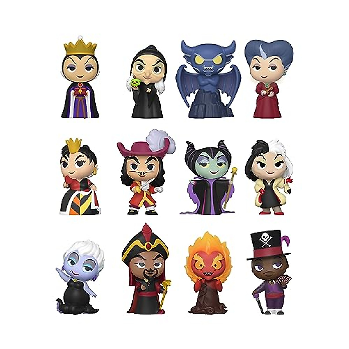 Funko Mystery Mini: Disney Villains - Maleficent - 12 Pieces PDQ - Collectible Vinyl Figure - Gift Idea - Official Merchandise - for Kids & Adults - Movies Fans - Mini Figure for Collectors