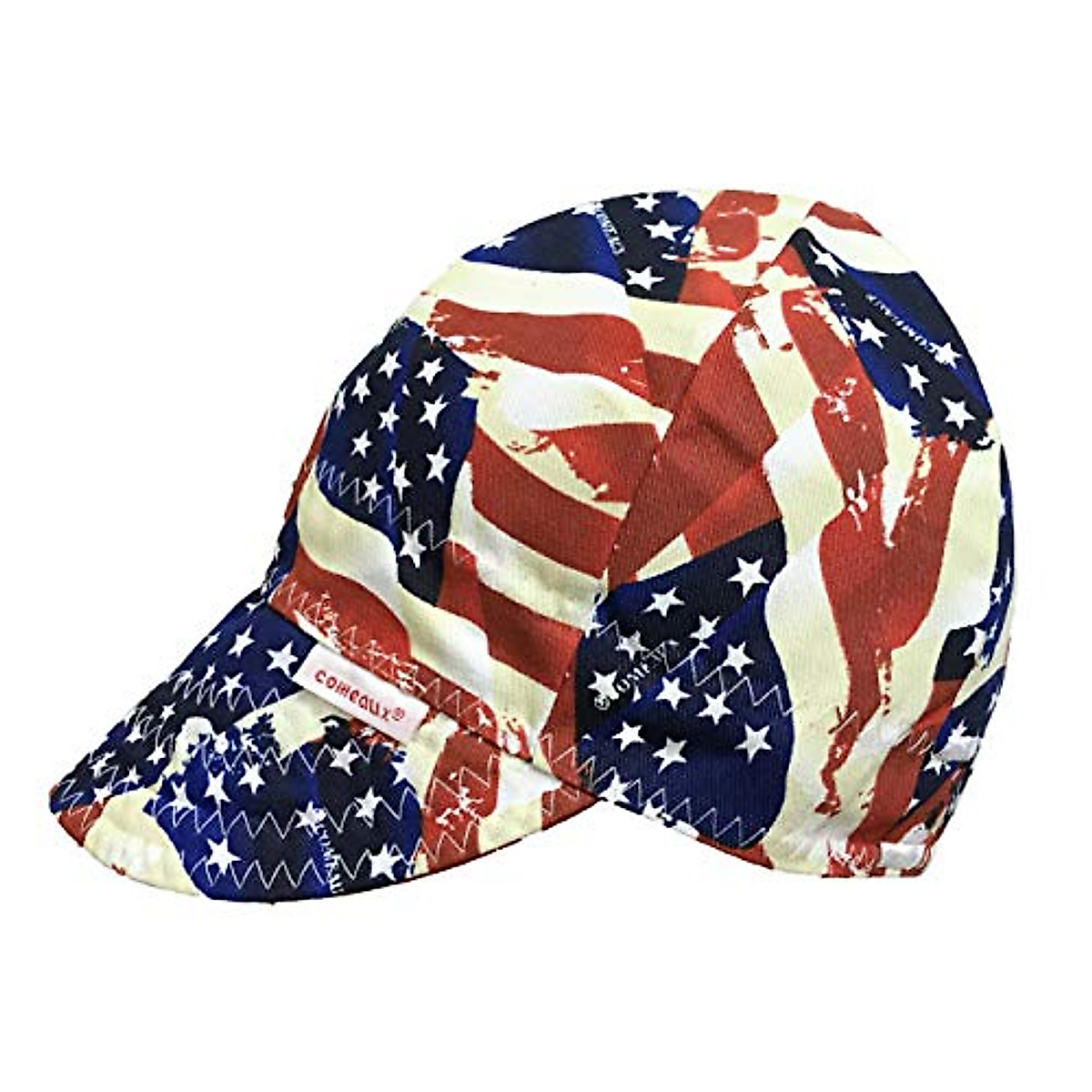 Comeaux Caps Reversible Welding Cap Stars & Stripes Size 7-1/4