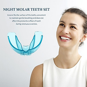 Healifty Dental Night Guard for Teeth Grinding Mouth Guard for Clenching Teeth at Night Nightguard Mouthguard for Sleep 2pcs