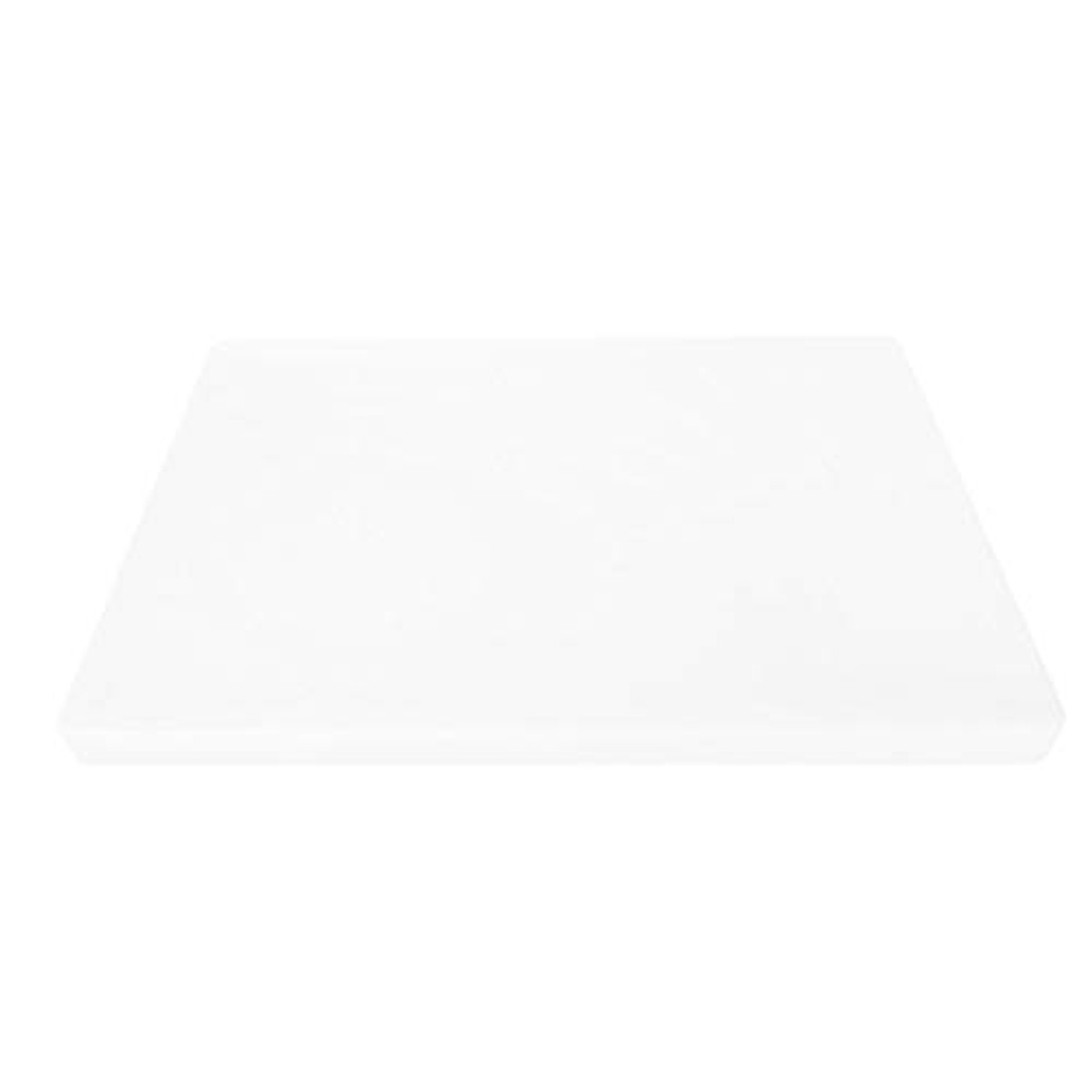 Restaurant Thick White Plastic Cutting Board 18x12 Large, 1 Inch Thick