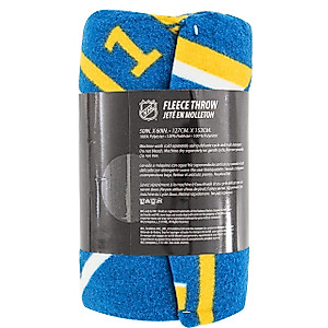 Northwest NHL Buffalo Sabres Unisex-Adult Fleece Throw Blanket, 50" x 60", Campaign