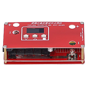 Spot Welder, Portable Transistor Spot Welder with LCD Screen DIY Mini Spot Welder Spot Welding Machine Equipment Handheld Welding Pen Kit for Battery