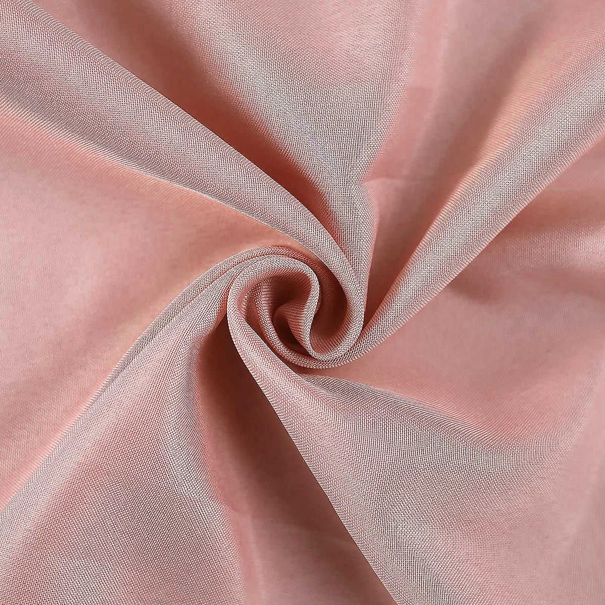 TABLECLOTHSFACTORY Pack of 5 Dusty Rose Premium 17" x 17" Washable Polyester Napkins Great for Wedding Party Restaurant Dinner Parties
