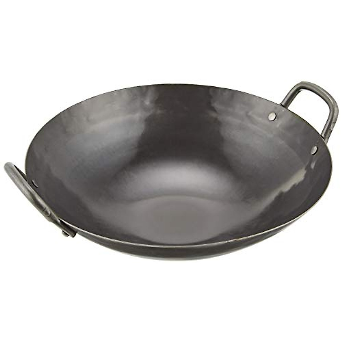 山田工業所 Yamada Iron Hammered Wok 27cm (Plate Thickness 1.2mm) Black